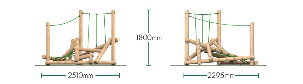 Timber Clamber Stack Midi | Trim Trail
